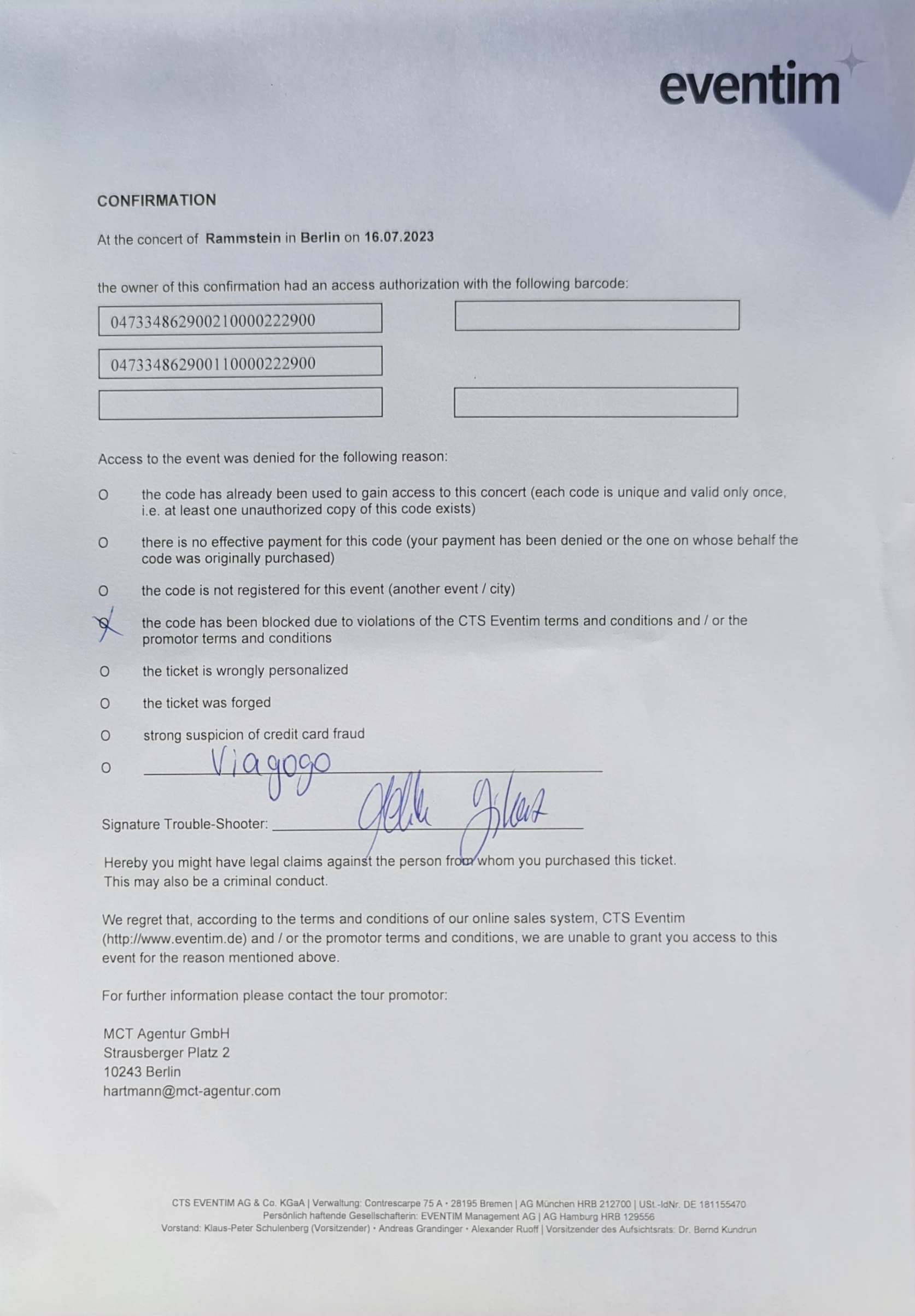 Viagogo Reviews - 1,847 Reviews of Viagogo.com | Sitejabber