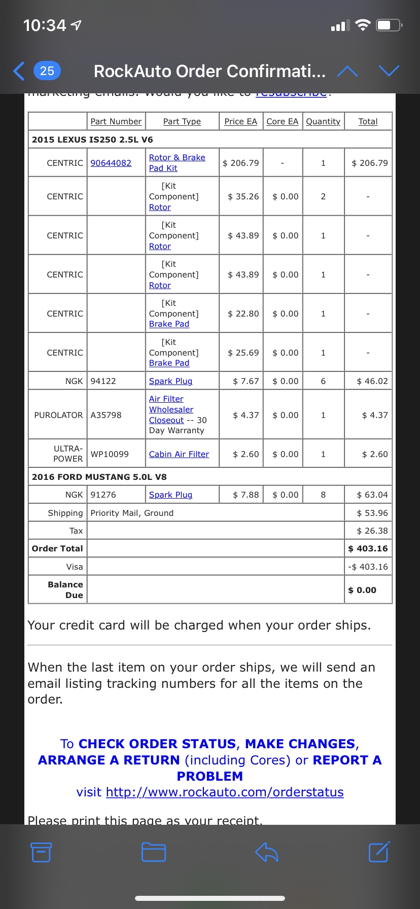 RockAuto Reviews - 598 Reviews of Rockauto.com | Sitejabber