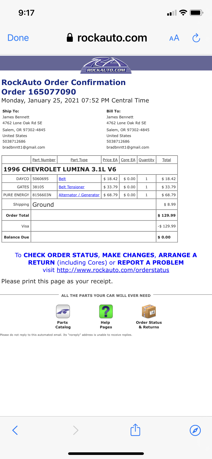 RockAuto Reviews - 561 Reviews of Rockauto.com | Sitejabber