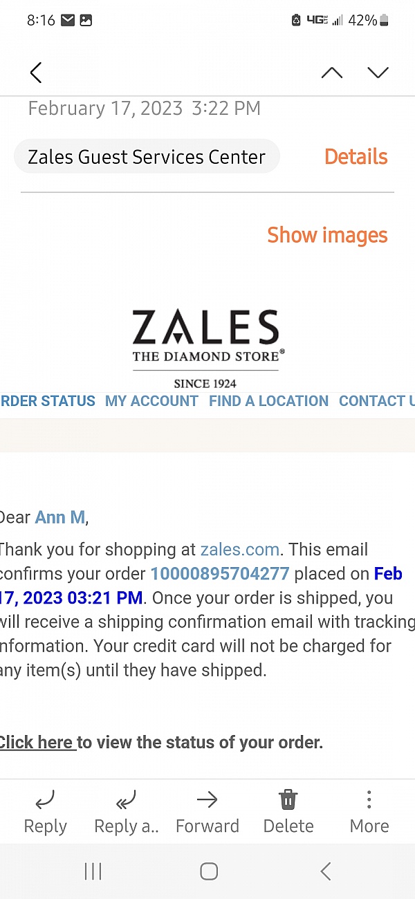 Zales Reviews - 249 Reviews of Zales.com | Sitejabber