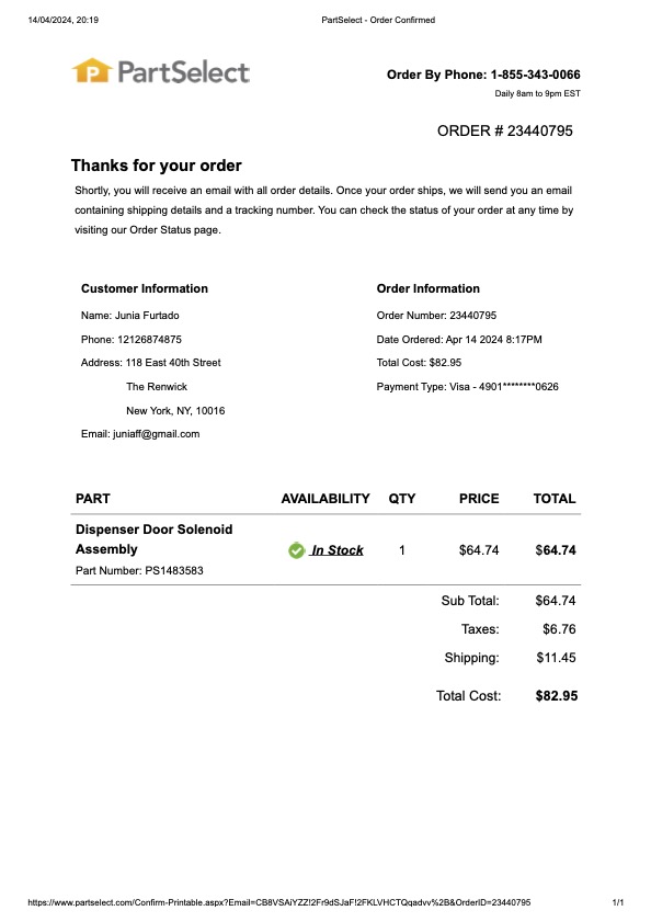 PartSelect Reviews - 2,142 Reviews of Partselect.com | Sitejabber