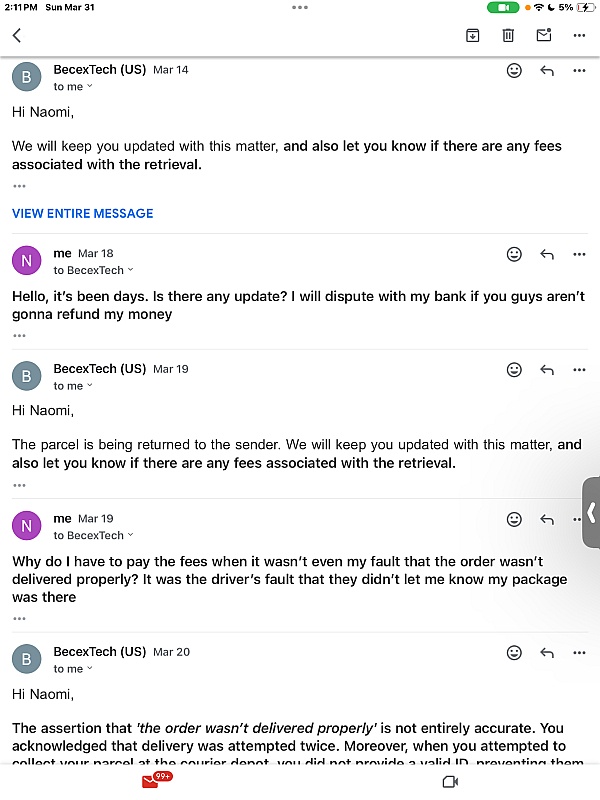 BecexTech.com Reviews - 140 Reviews of Becextech.com | Sitejabber