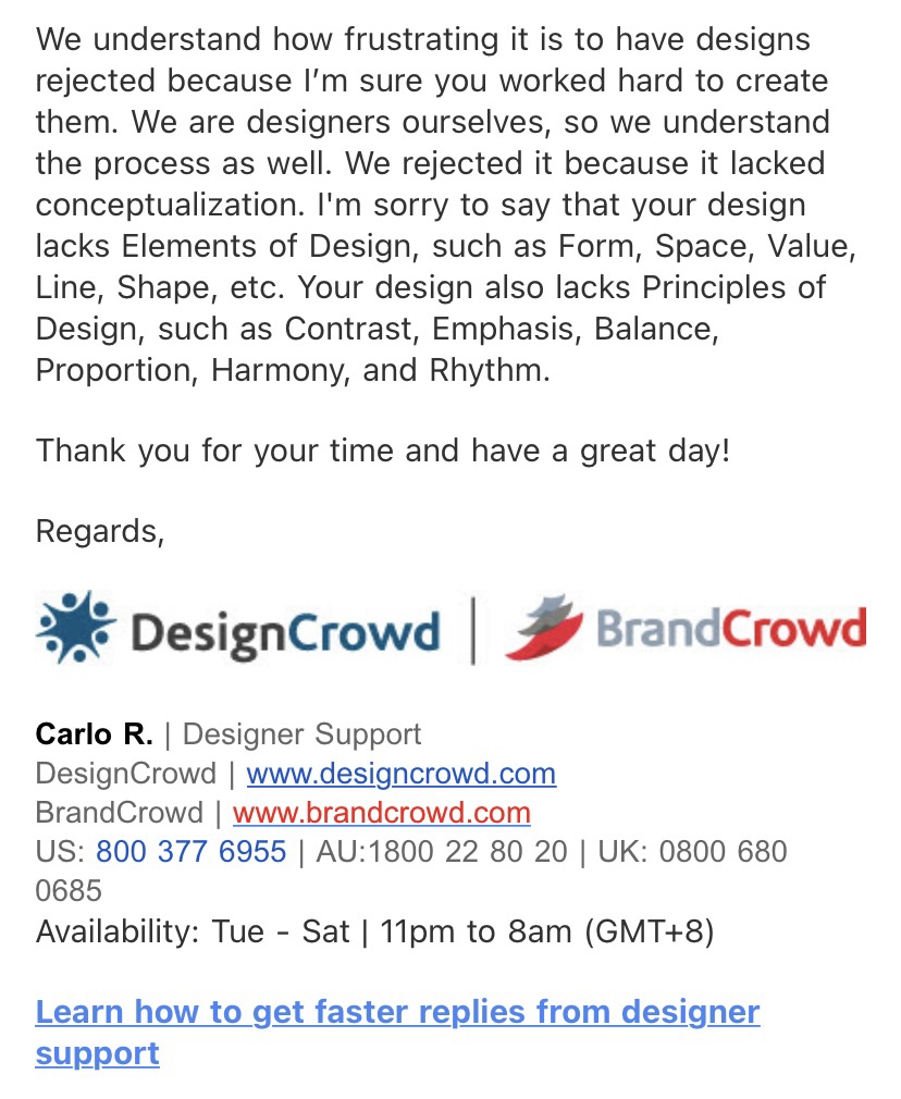 DesignCrowd Reviews - 97 Reviews of Designcrowd.com | Sitejabber