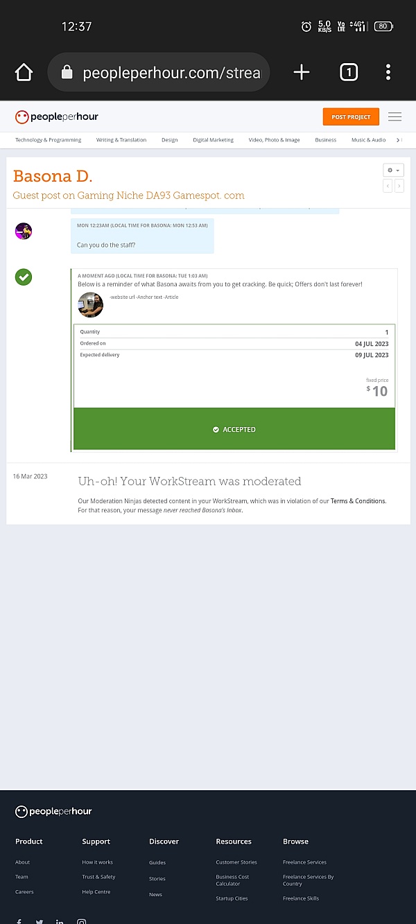 PeoplePerHour Reviews - 184 Reviews of Peopleperhour.com | Sitejabber