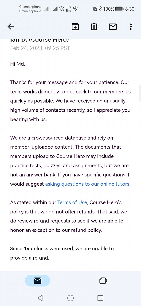 Course Hero Reviews - 359 Reviews of Coursehero.com | Sitejabber