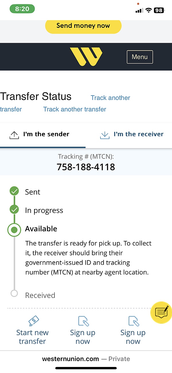 Western Union Reviews - 285 Reviews of Westernunion.com | Sitejabber