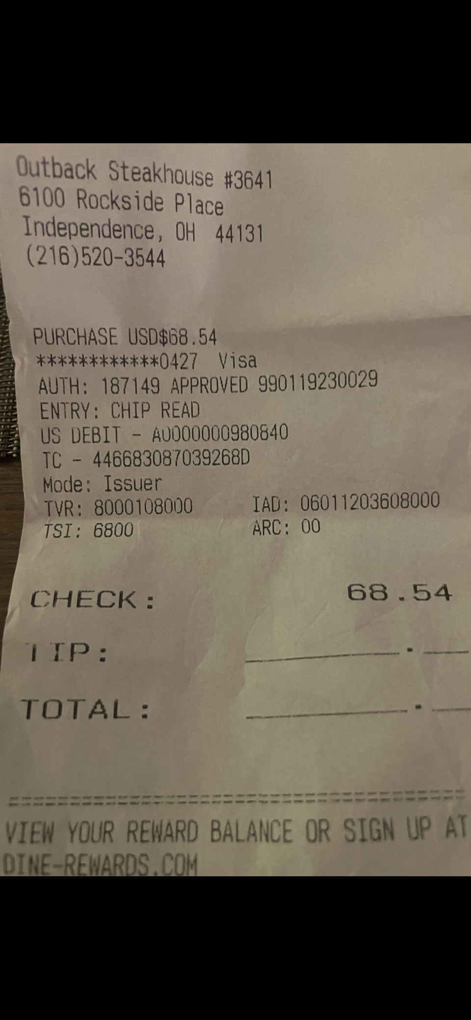 Outback Steakhouse Reviews - 31 Reviews of Outback.com | Sitejabber