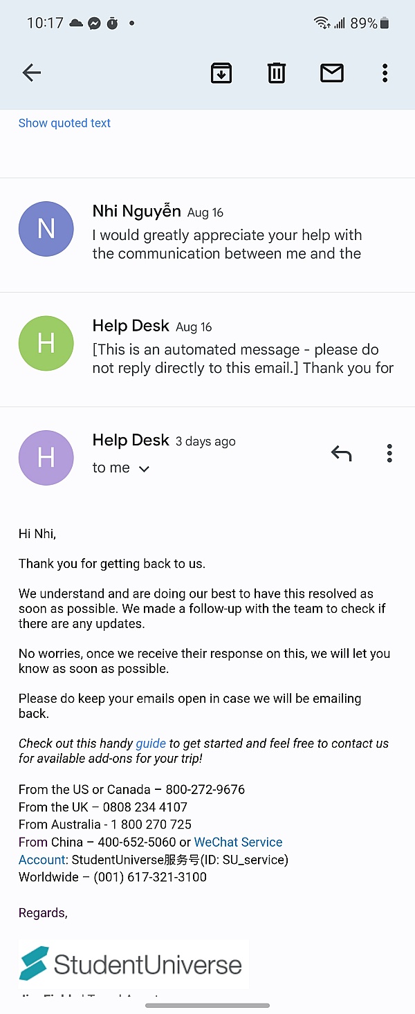 StudentUniverse Reviews - 4,752 Reviews of Studentuniverse.com | Sitejabber