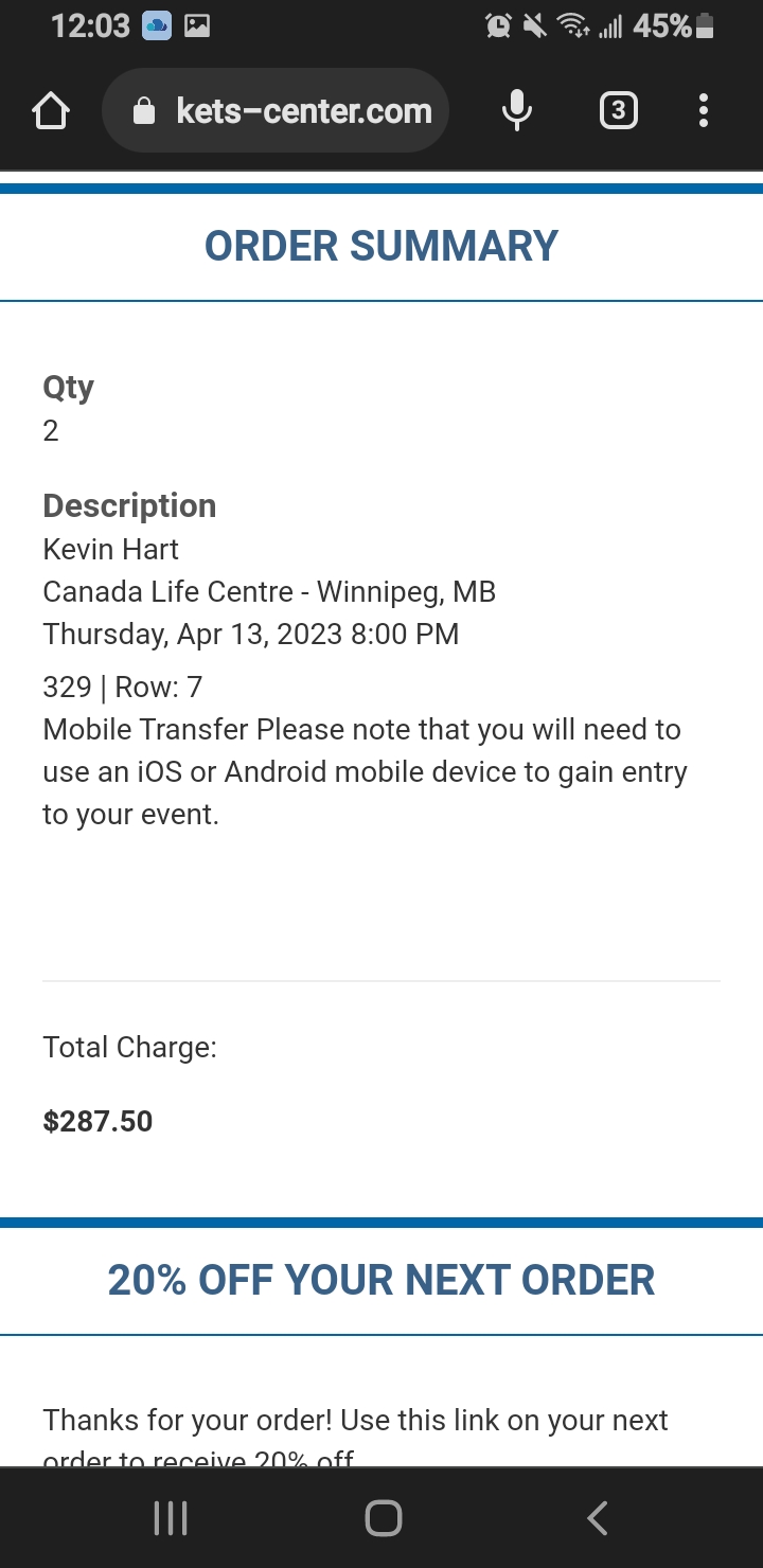 TicketsCenter Reviews - 2,369 Reviews of Tickets-center.com | Sitejabber