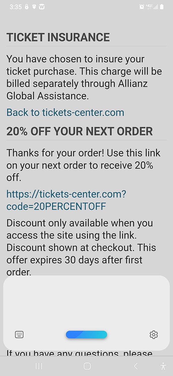 TicketsCenter Reviews - 1,568 Reviews of Tickets-center.com | Sitejabber