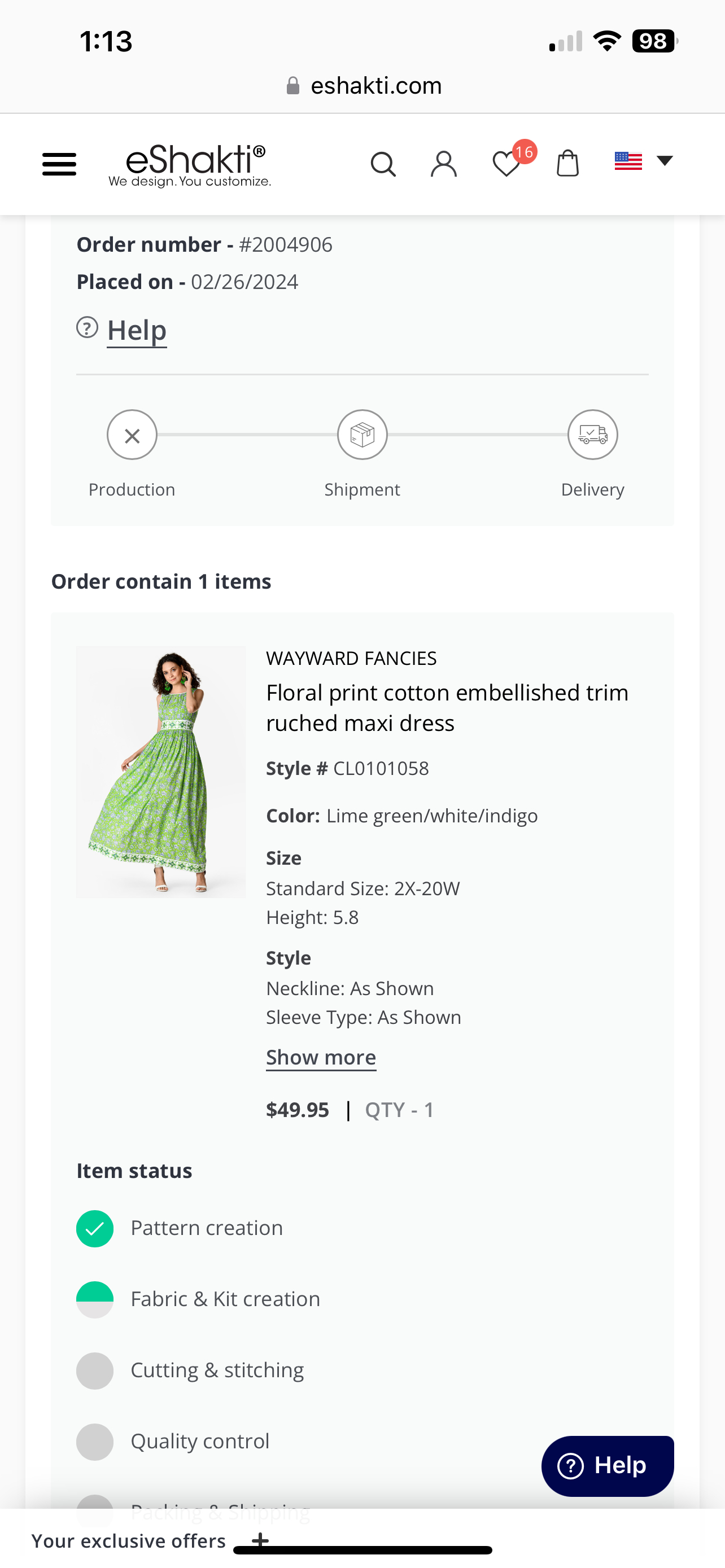 eShakti Reviews - 4,808 Reviews of Eshakti.com | Sitejabber