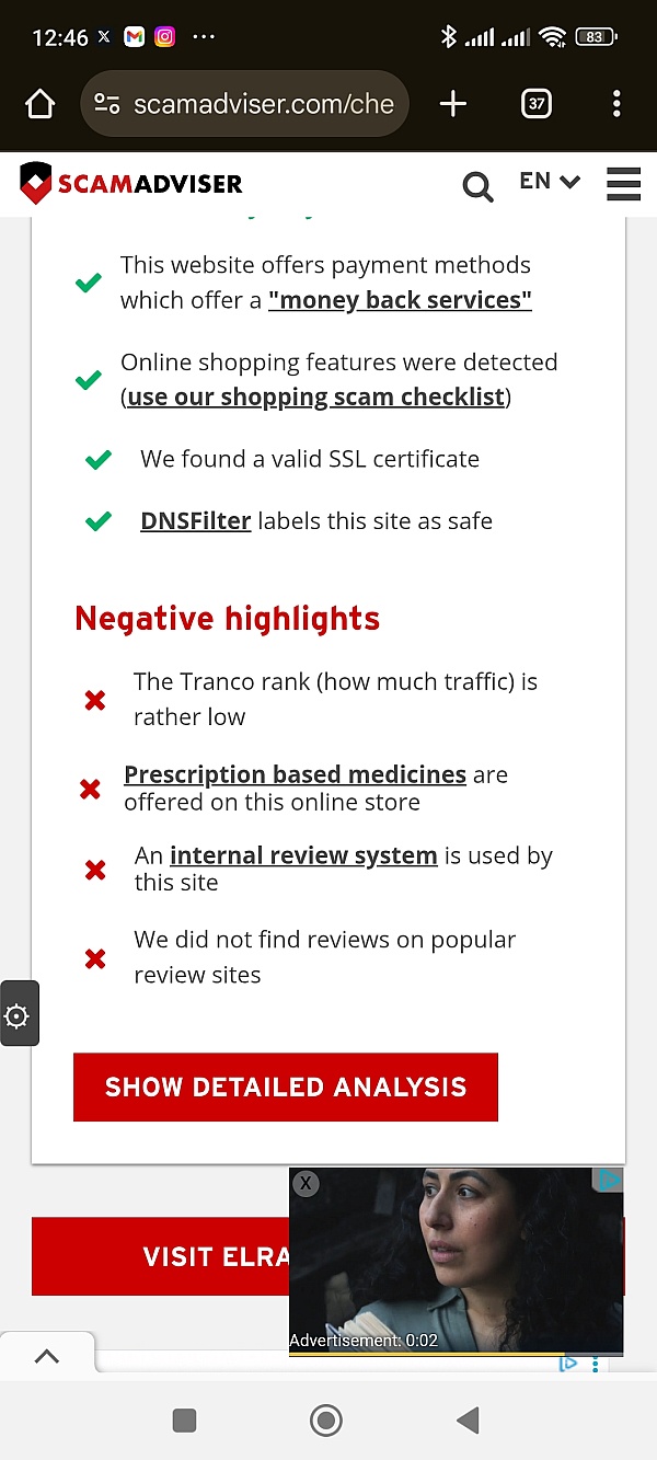 Scamadviser Reviews - Read 344 Customer Reviews of Scamadviser | Sitejabber