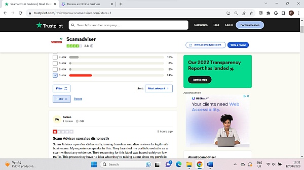 Scamadviser Reviews - 317 Reviews of Scamadviser.com | Sitejabber