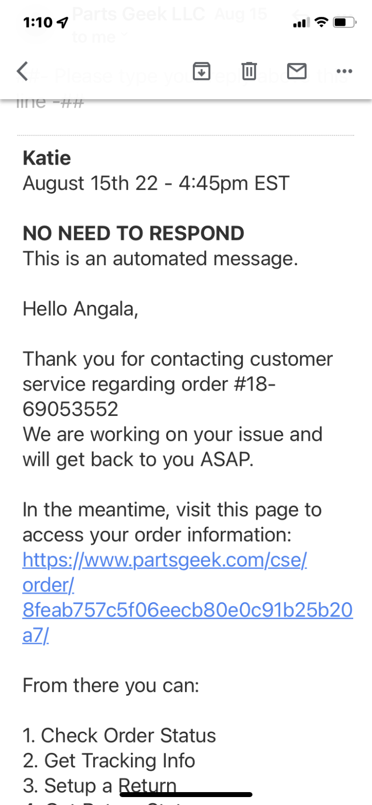 PartsGeek Reviews - 999 Reviews of Partsgeek.com | Sitejabber