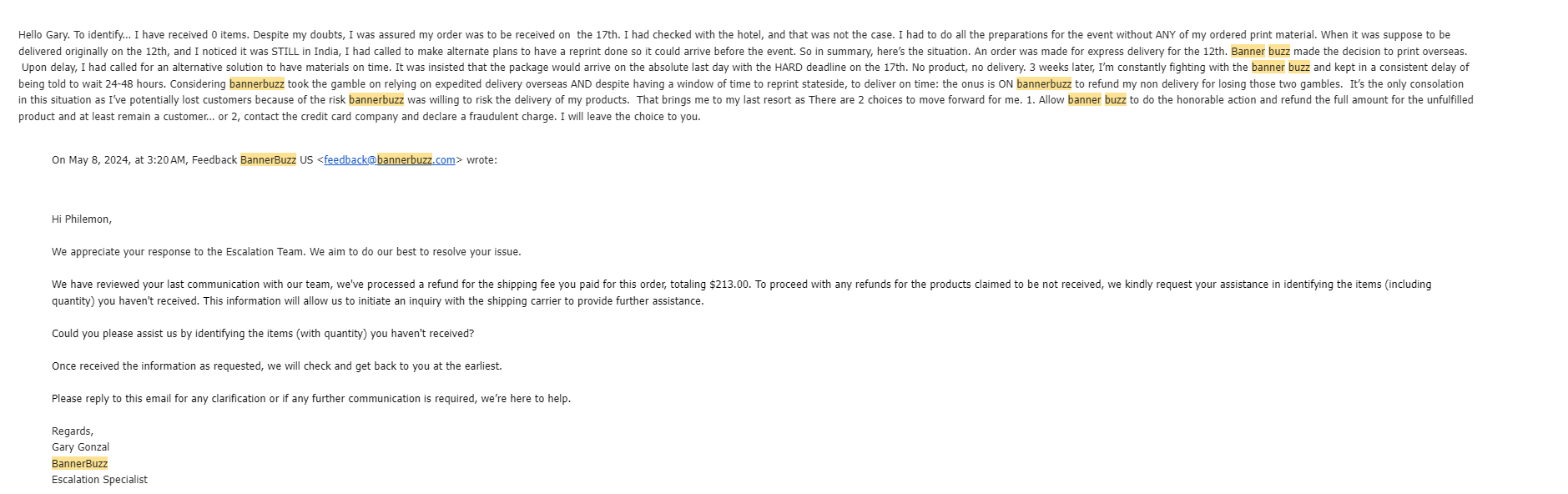 BannerBuzz Reviews - 964 Reviews of Bannerbuzz.com | Sitejabber