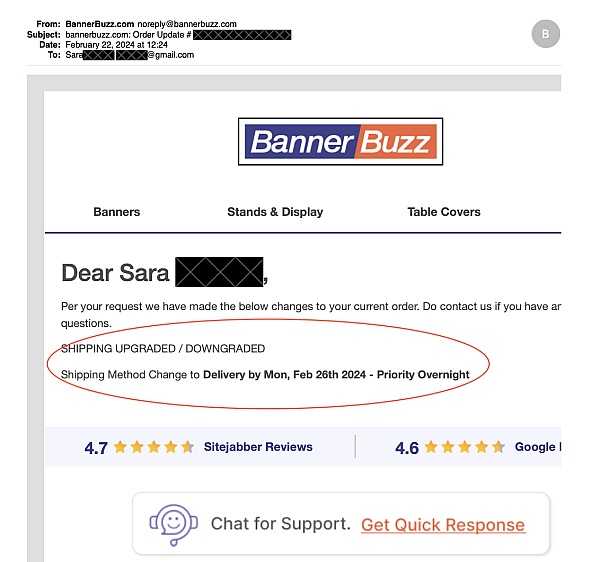 BannerBuzz Reviews - 964 Reviews of Bannerbuzz.com | Sitejabber