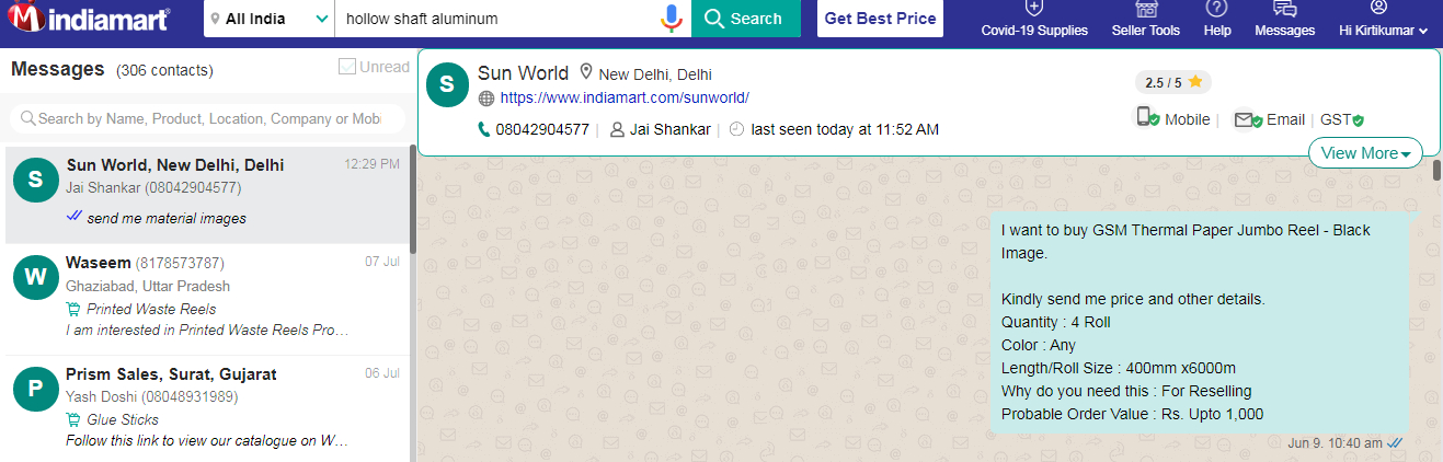 IndiaMART Reviews - 262 Reviews of Indiamart.com | Sitejabber