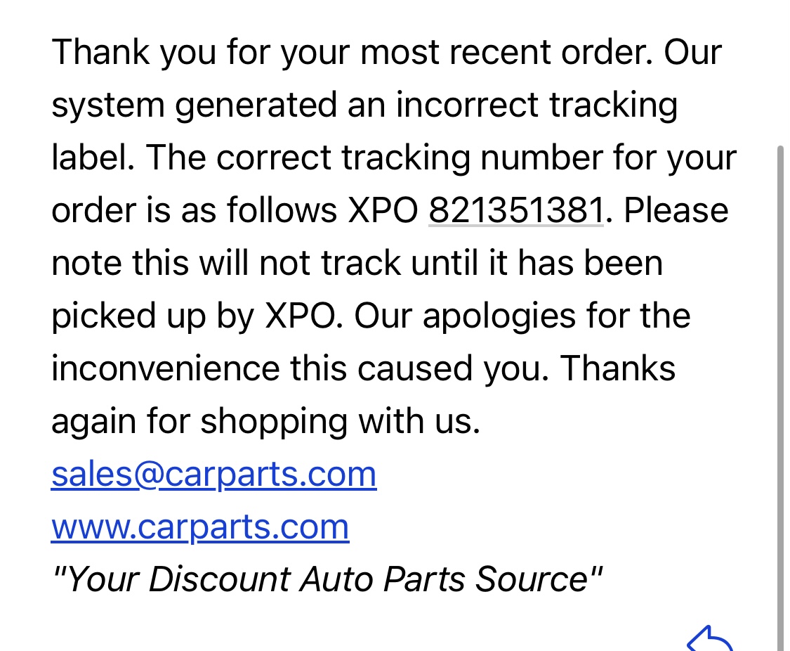CarParts.com Reviews - 1,216 Reviews of Carparts.com | Sitejabber