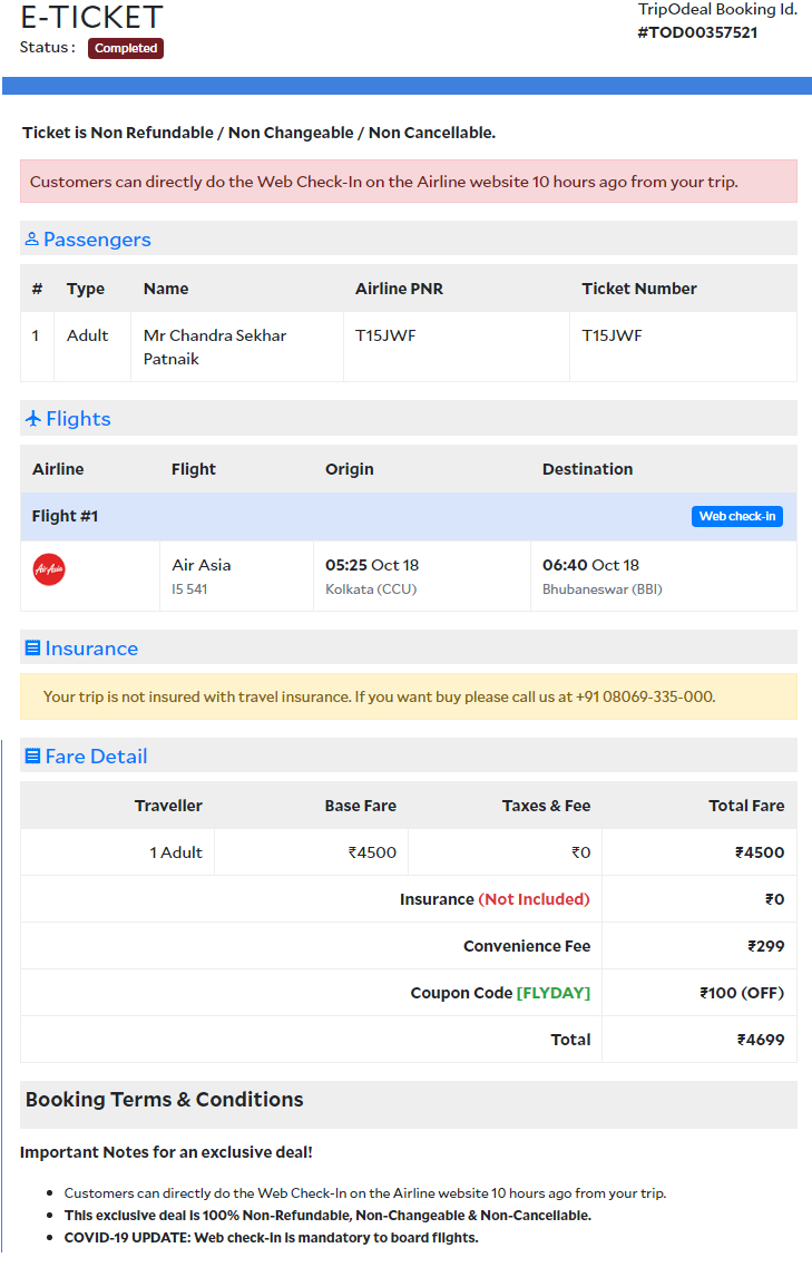 Cleartrip Reviews - 253 Reviews of Cleartrip.com | Sitejabber