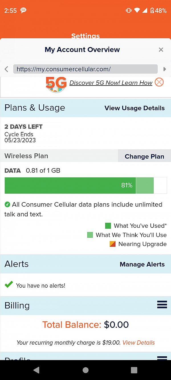 Consumer Cellular Reviews - 240 Reviews of Consumercellular.com ...