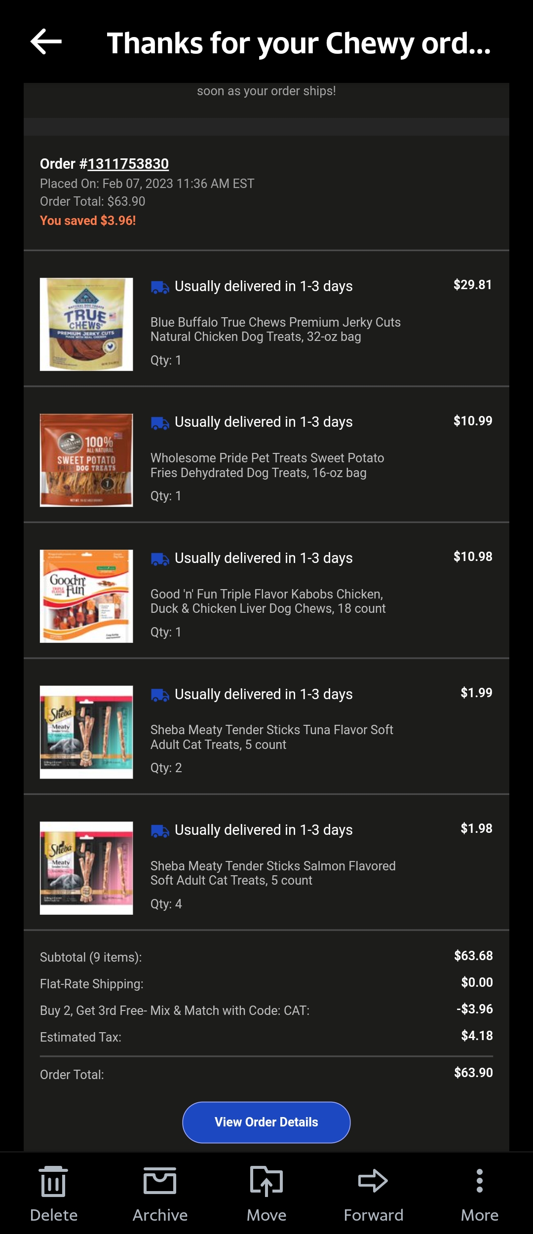 Chewy Reviews - 1,011 Reviews of Chewy.com | Sitejabber