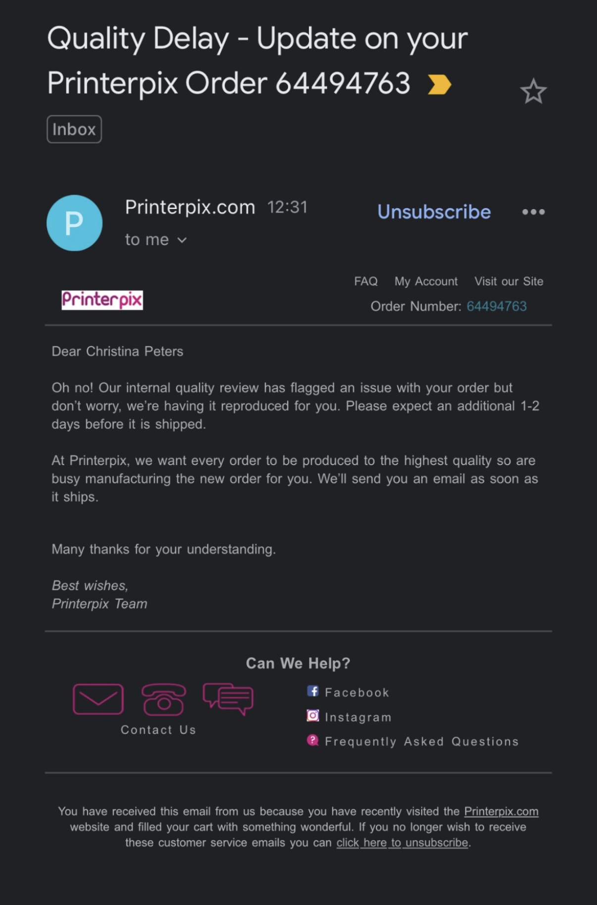 PrinterPix Reviews - 4,836 Reviews of Printerpix.com | Sitejabber