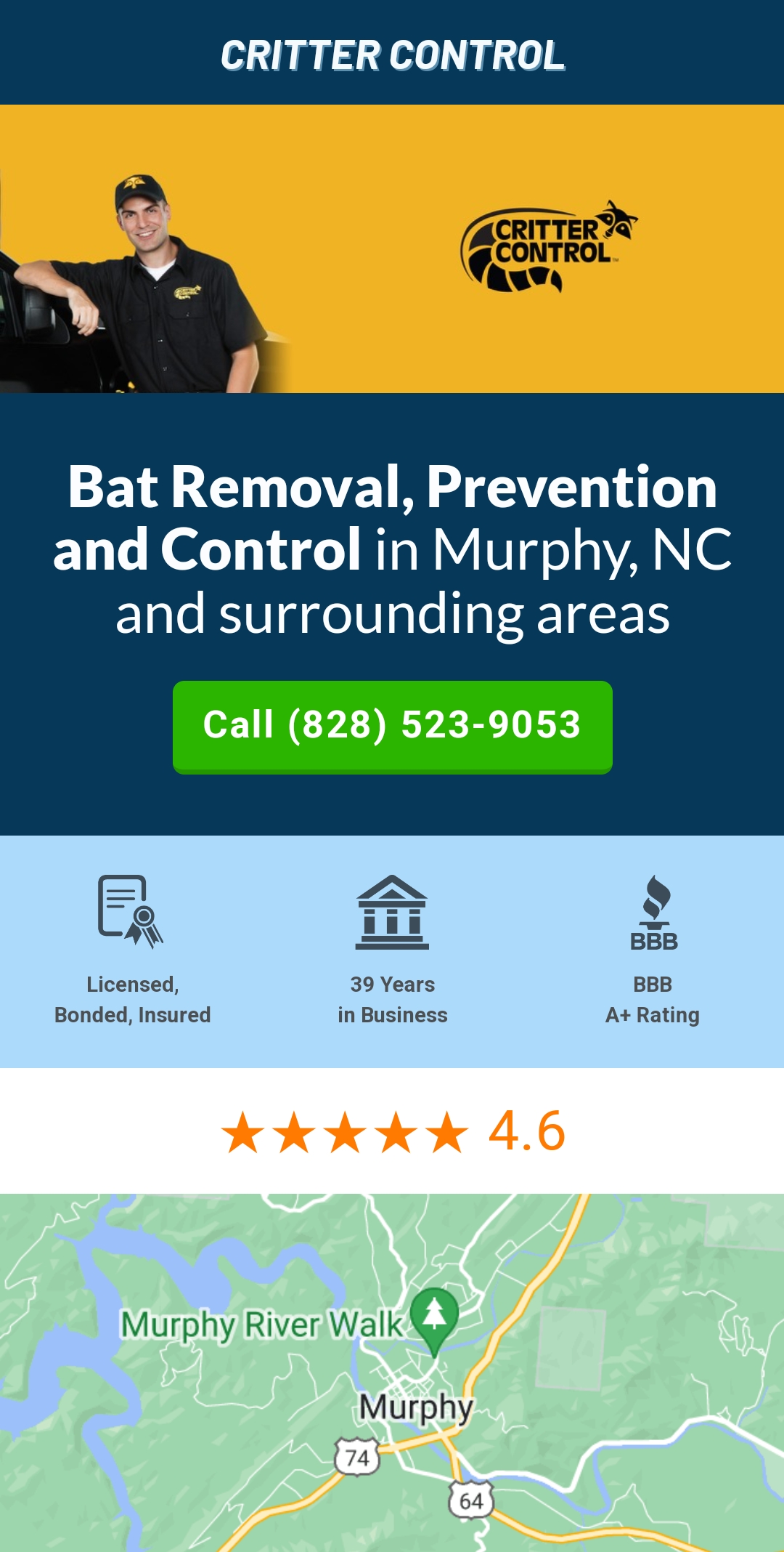 Critter Control Reviews - 57 Reviews of Crittercontrol.com | Sitejabber