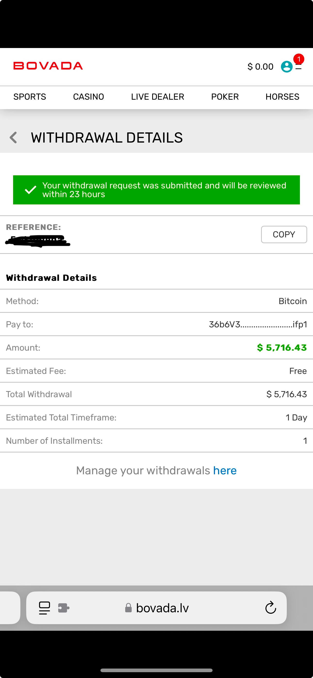 Bovada Reviews - 127 Reviews of Bovada.com | Sitejabber