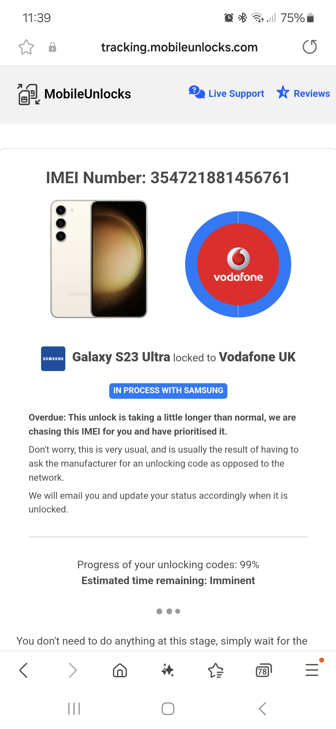 MobileUnlocks Reviews - 2,375 Reviews of Mobileunlocks.com | Sitejabber