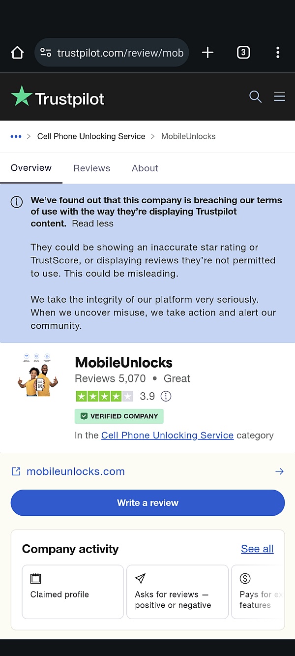 MobileUnlocks Reviews - 8,509 Reviews of Mobileunlocks.com | Sitejabber