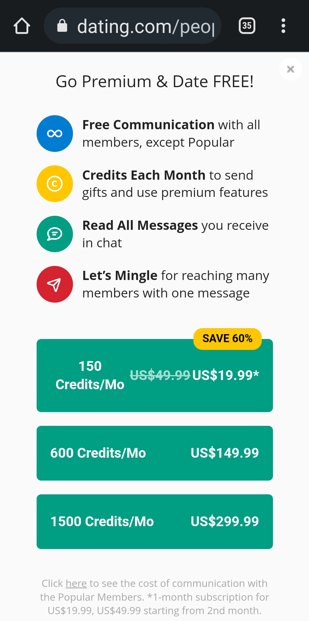 Dating.com Reviews - 1,192 Reviews of Dating.com | Sitejabber