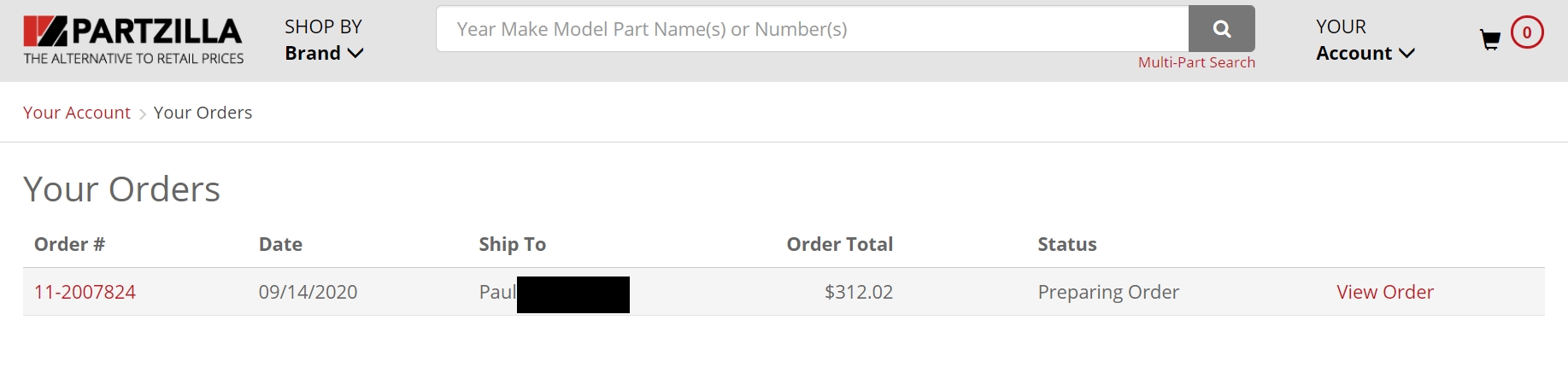 Partzilla.com Reviews - 477 Reviews of Partzilla.com | Sitejabber