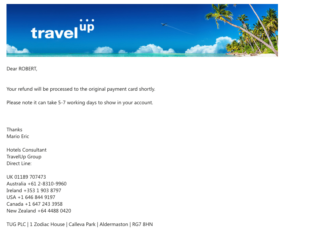 TravelUp Reviews - 5,694 Reviews of Travelup.com | Sitejabber