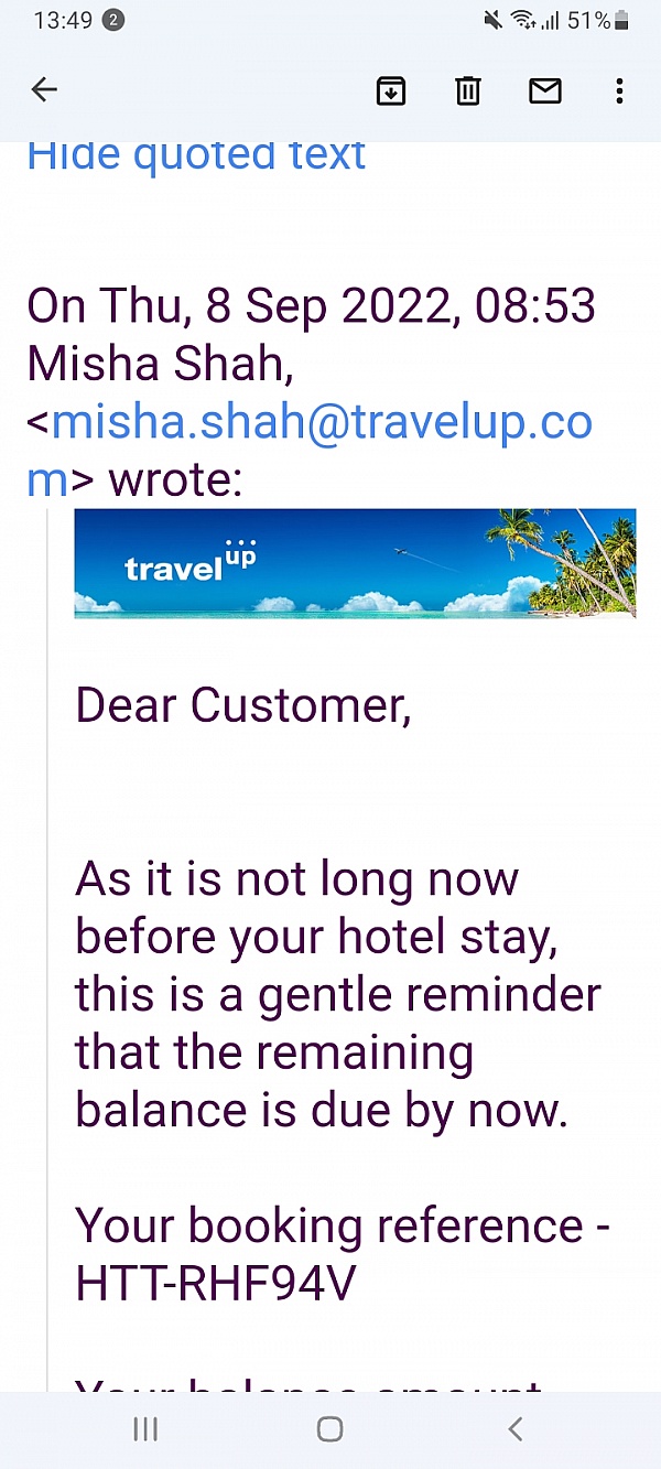 TravelUp Reviews - 5,756 Reviews of Travelup.com | Sitejabber