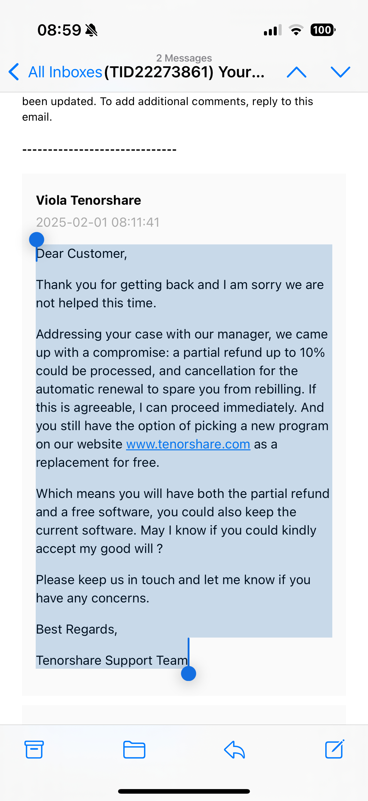 TenorShare Reviews - 1,276 Reviews of Tenorshare.com | Sitejabber