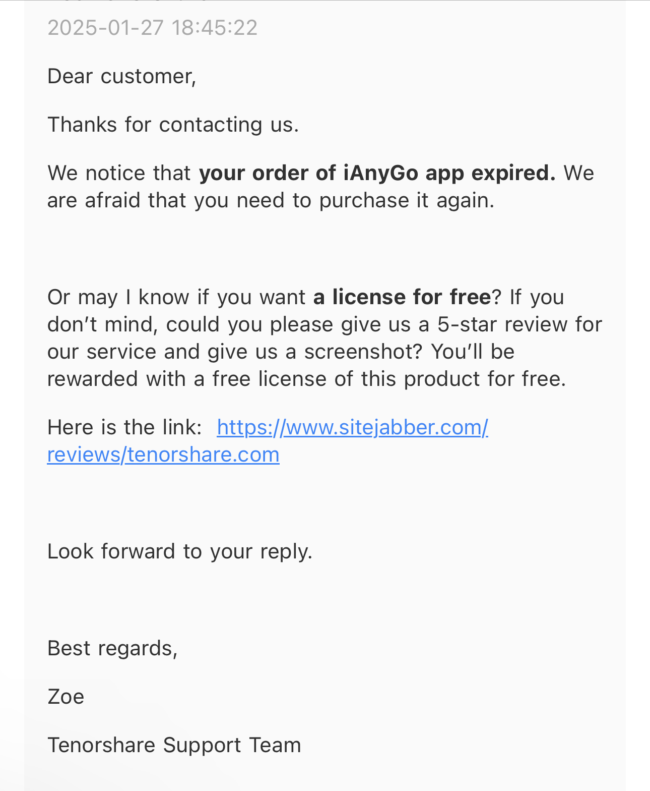 TenorShare Reviews - 1,279 Reviews of Tenorshare.com | Sitejabber