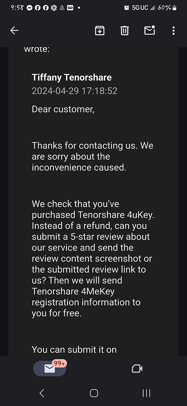 TenorShare Reviews - 1,254 Reviews of Tenorshare.com | Sitejabber