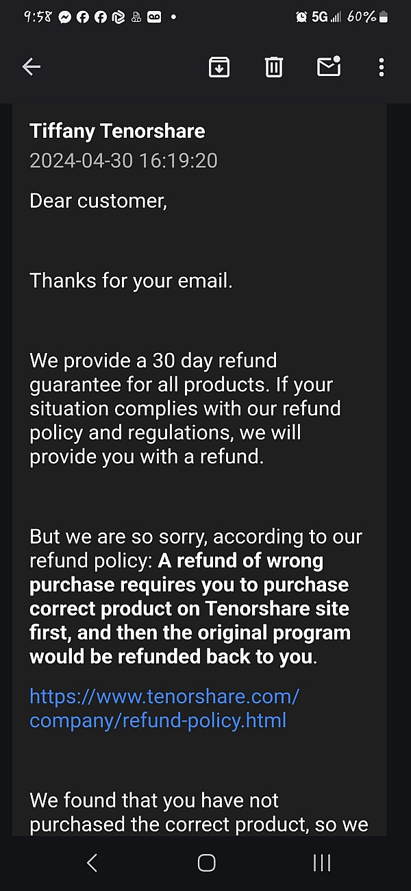 TenorShare Reviews - 1,261 Reviews of Tenorshare.com | Sitejabber