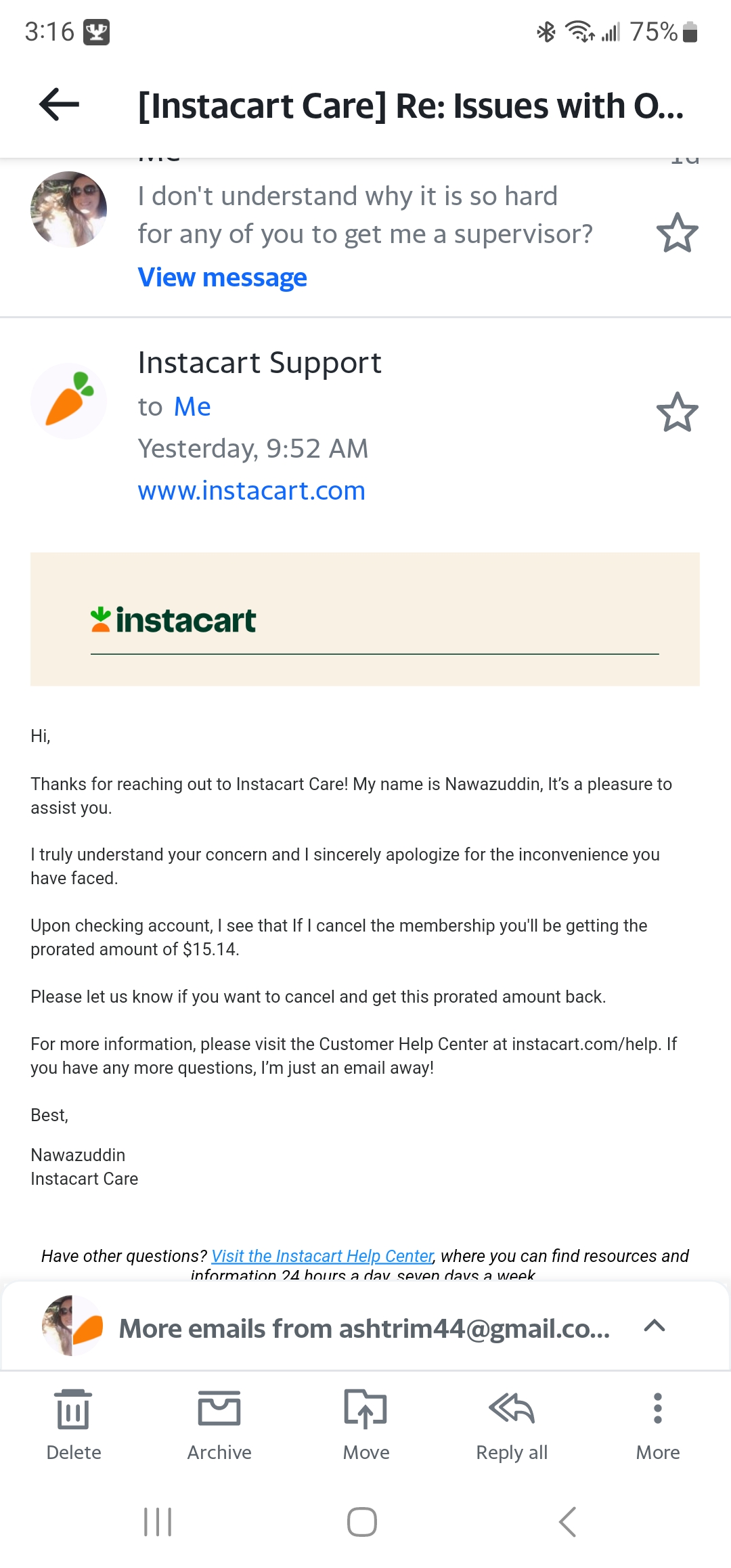Instacart Reviews - 2,232 Reviews of Instacart.com | Sitejabber