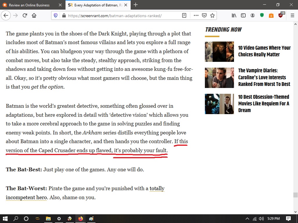 ScreenRant Reviews - 107 Reviews of Screenrant.com | Sitejabber
