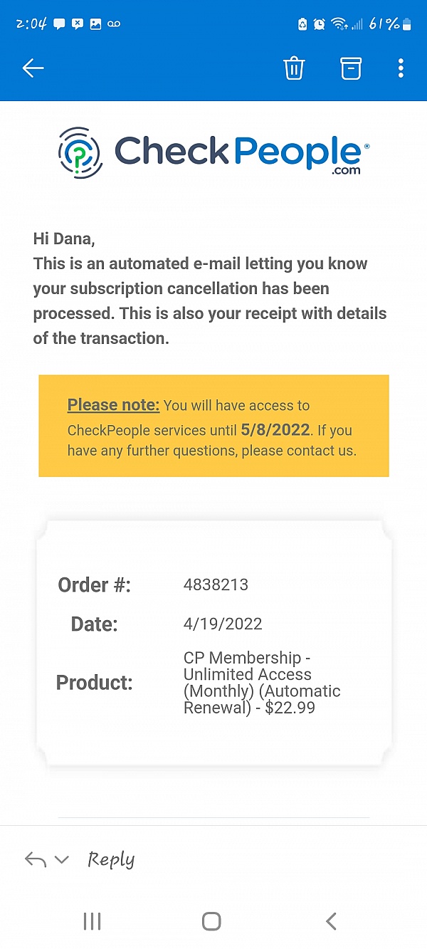 Check People Reviews - 403 Reviews of Checkpeople.com | Sitejabber