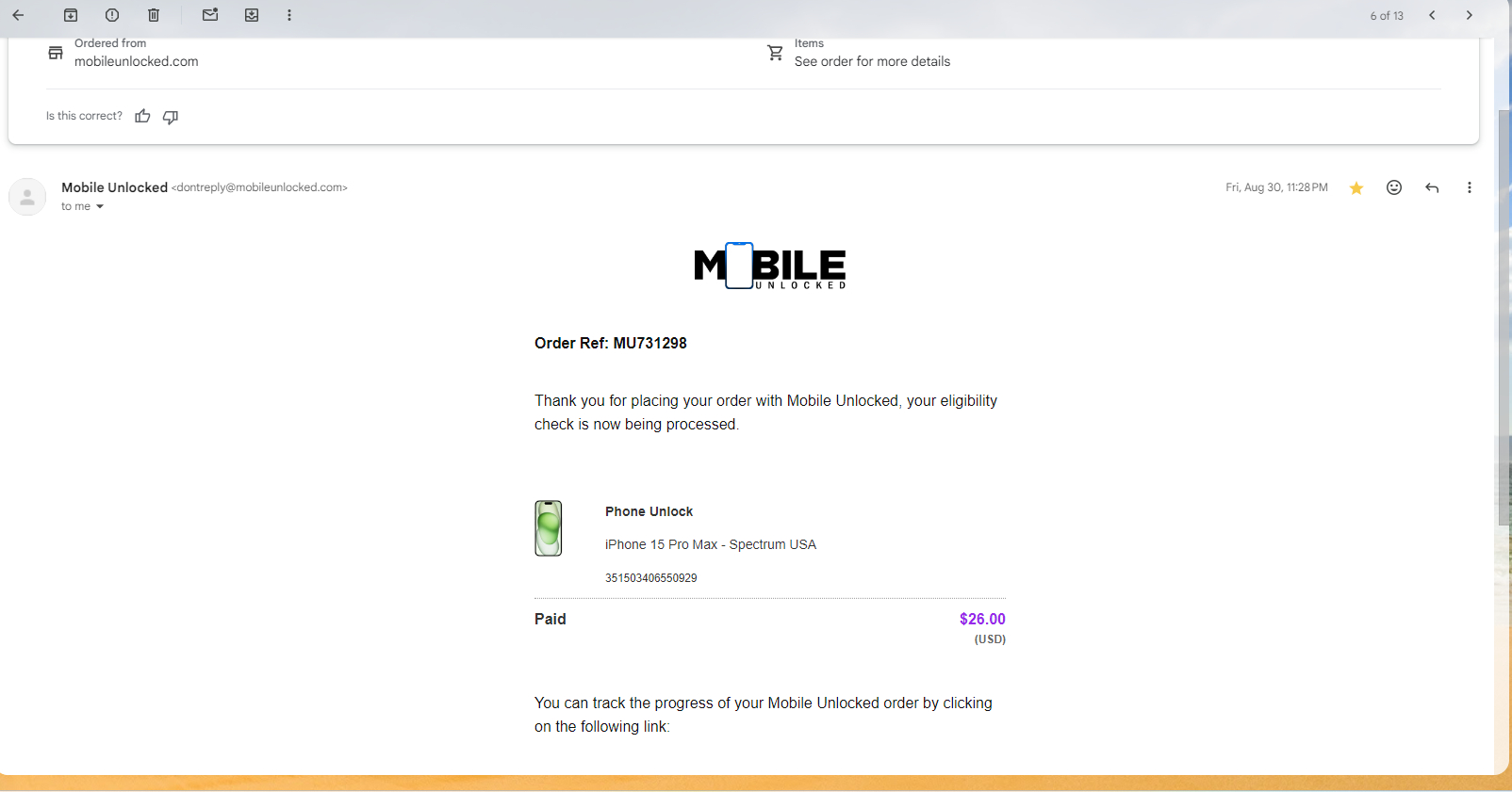 Mobile Unlocked Reviews - 751 Reviews of Mobileunlocked.com | Sitejabber