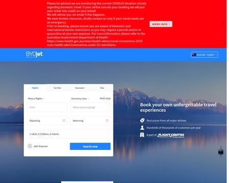 Book Online With BYOjet! Reviews - 8 Reviews of byojet.com.au | Sitejabber