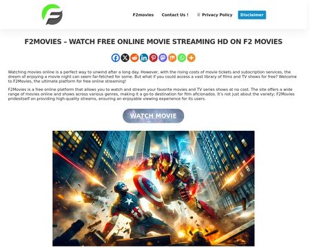 F2movies.city Reviews - 1 Reviews of F2movies.city | Sitejabber