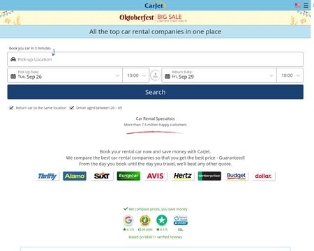 M.carjet Reviews - Read 1 Customer Reviews of M.carjet | Sitejabber